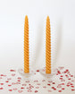 Natural Yellow Dinner Tapers - Set of 2 – Happy Organics